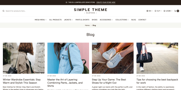 How the Blog work in your store