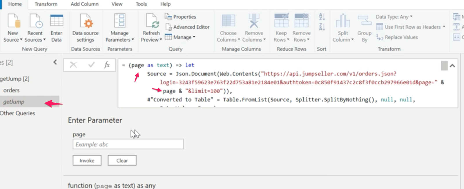 Create a Store Dashboard on Power Bi using Jumpseller Orders API